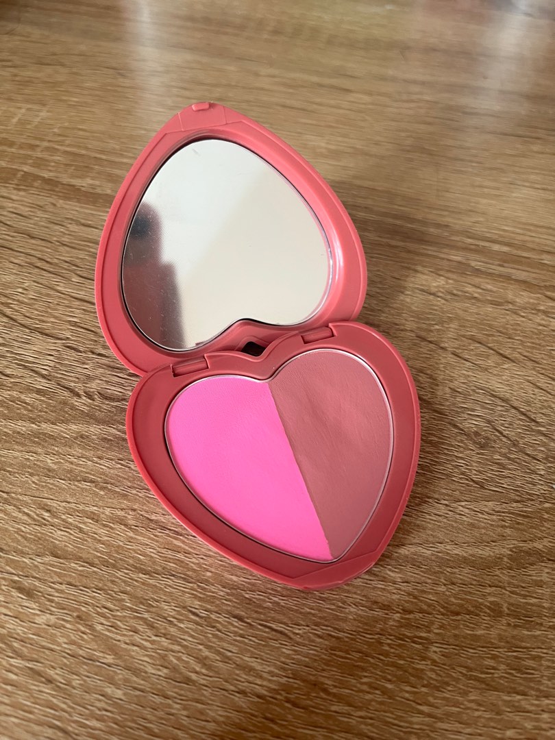 CHU CHU HEART BLUSH DUO MISS DOLLY PINK SHADE MAKEUP, Beauty & Personal ...
