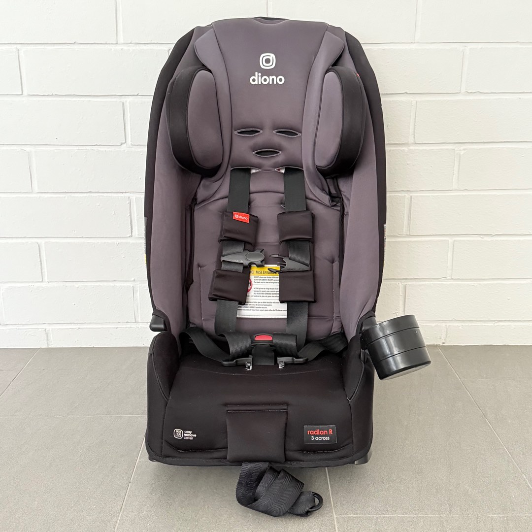 Diono Radian 3RXT Latch-Gray Slate Child Car Booster Seat + Seat Guard ...