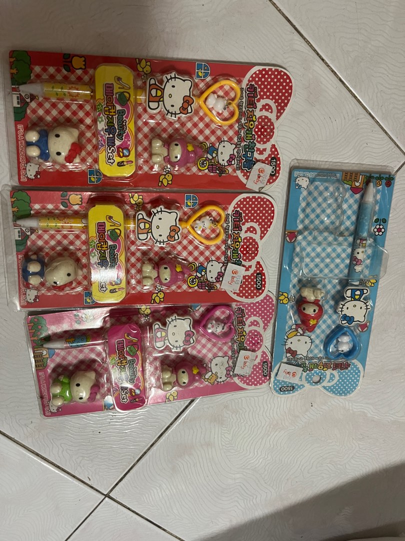Hello Kitty Stationery Set - New, Hobbies & Toys, Stationery & Craft ...