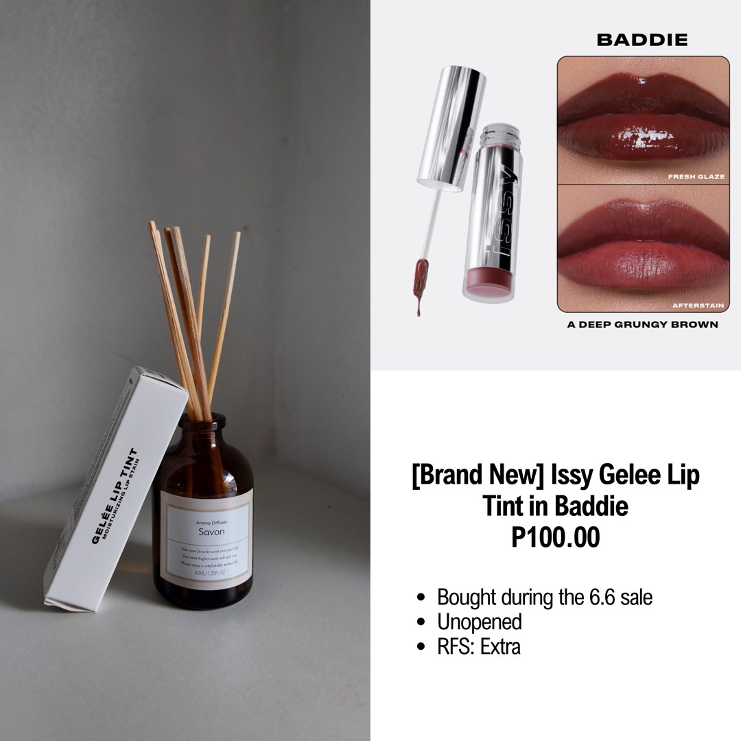 Issy Gelee Lip Tint in Baddie, Beauty & Personal Care, Face, Makeup on ...