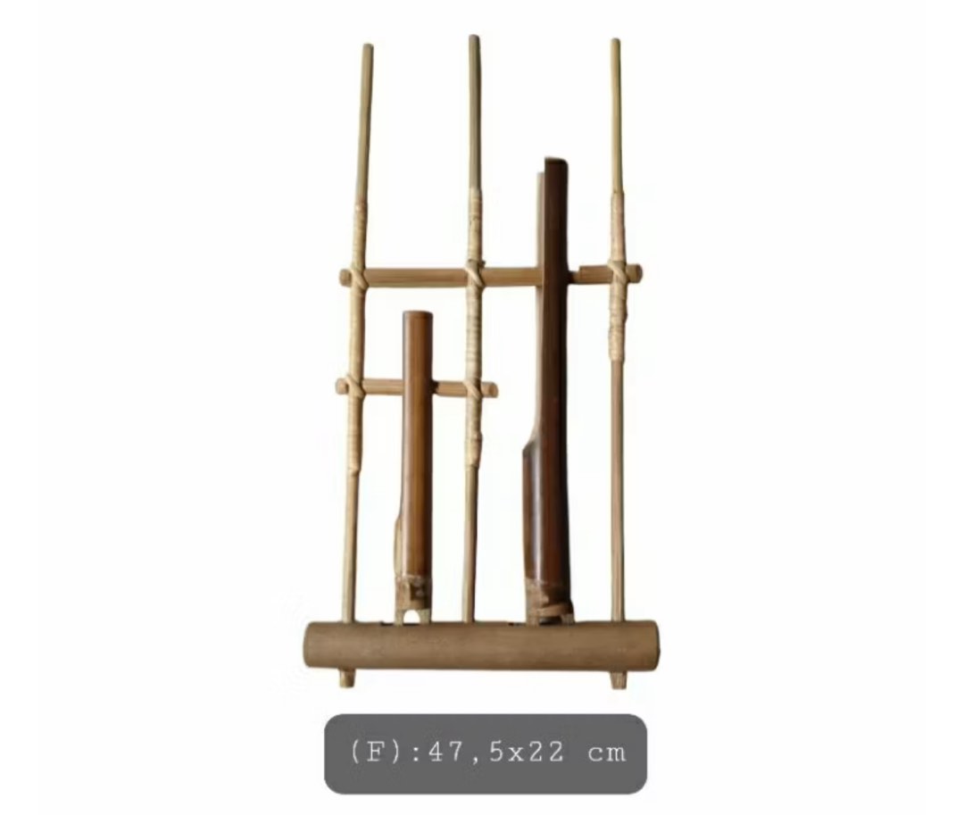 Jual angklung satuan 1 oktaf Nada Standar (Sarinande)Bambu Hitam F (Fa ...