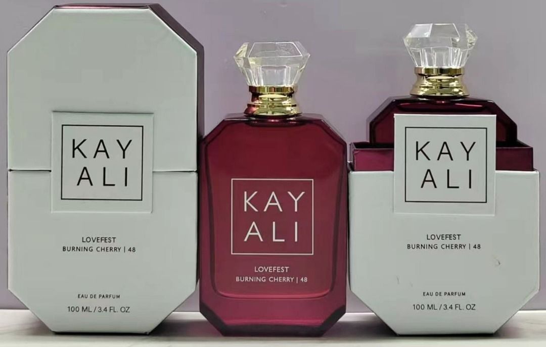 Kayali Lovefest Burning Cherry 48 Eau de Parfum Unisex 100ml (Free ...
