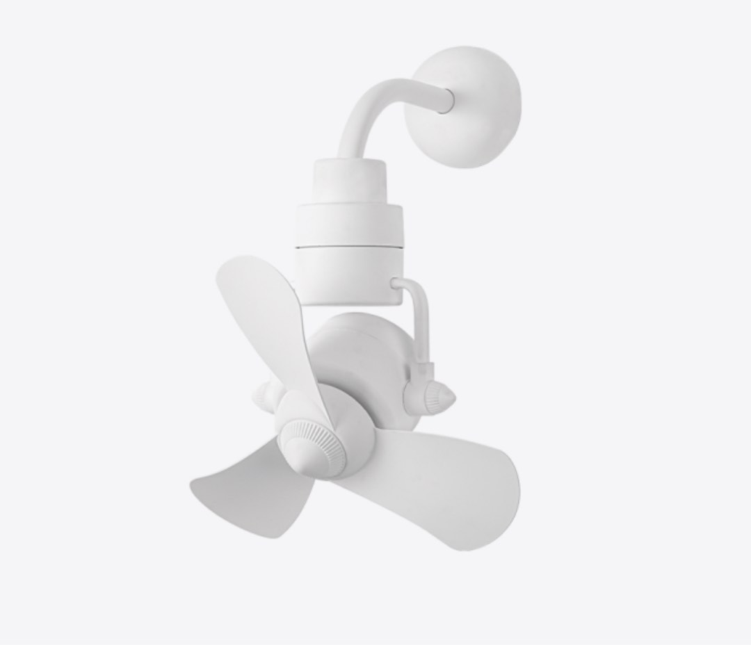 KONA-3B/16 Matt White Fan, Furniture & Home Living, Lighting & Fans ...