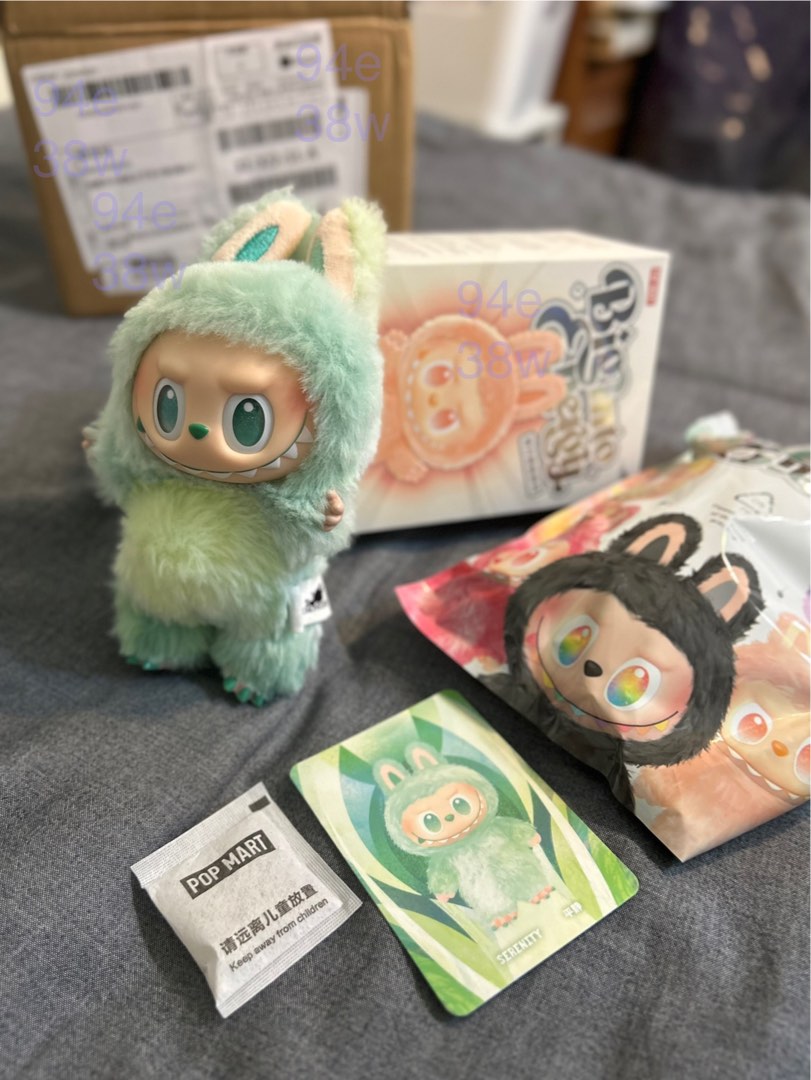 Labubu 3 前方高能 平靜, 書籍、休閒與玩具, 玩具、公仔、桌遊在旋轉拍賣