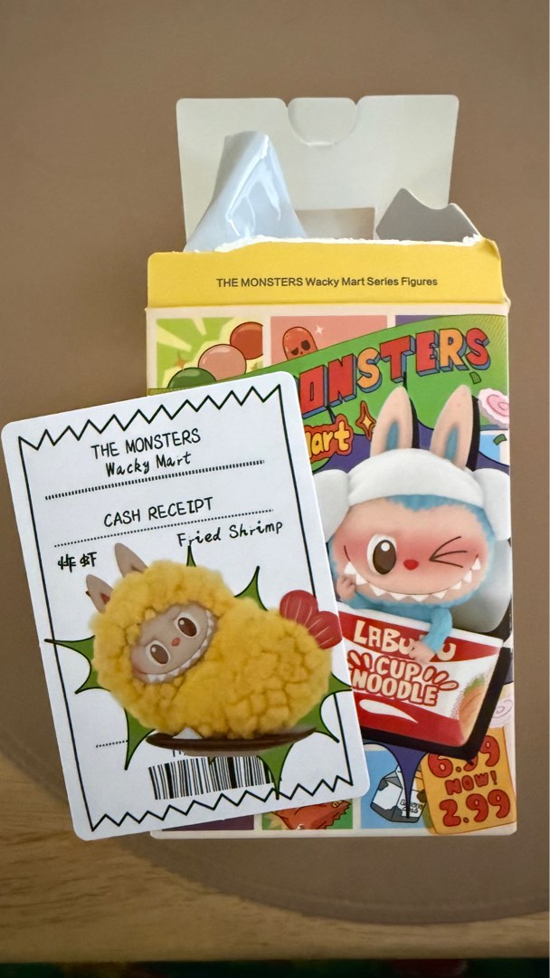 Labubu The Monsters Wacky Mart Shrimp, Hobbies & Toys, Toys & Games on ...