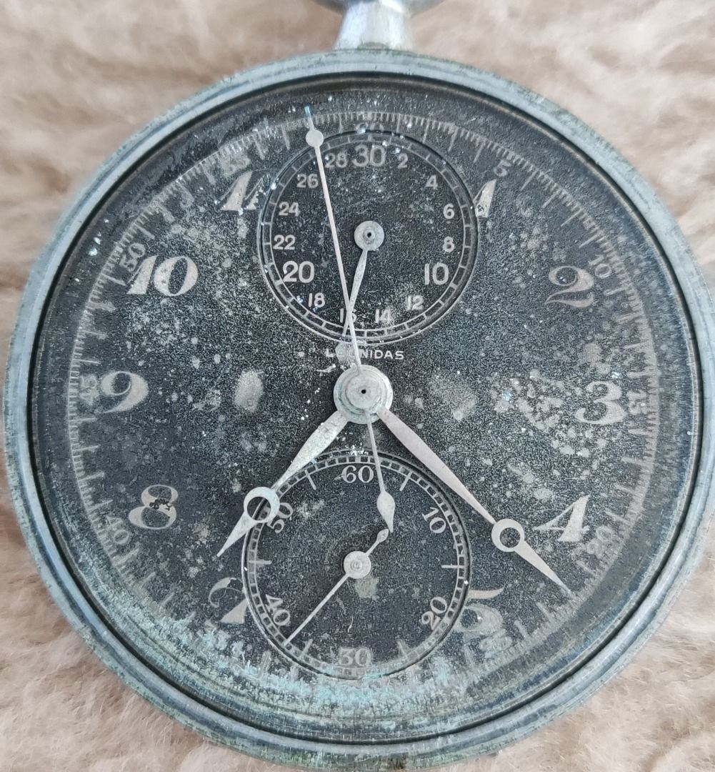 LEONIDAS Japanese Konishi Rokuoh-Sha Type 89 WW2 40's POCKET WATCH ...