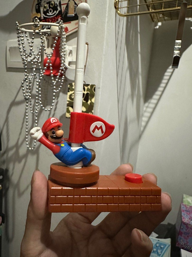 [Limited] Super Mario Flag Pole Launcher, Hobbies & Toys, Toys & Games ...