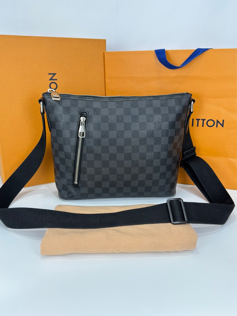 Louis Vuitton Mick Pm Damier Graphite, Luxury, Bags & Wallets on Carousell