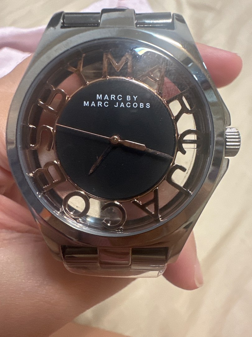 Marc Jacobs Henry Skeleton Watch, Luxury, Watches on Carousell