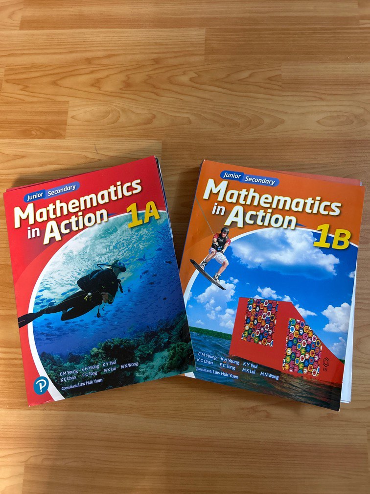 Mathematics in action 1A 1B, 興趣及遊戲, 書本 & 文具, 教科書 - Carousell