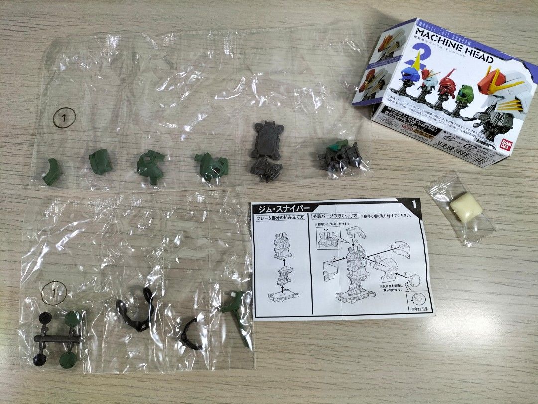BANDAI Mobile Suit Gundam | Machine Head Vol.2, Hobbies & Toys, Toys ...