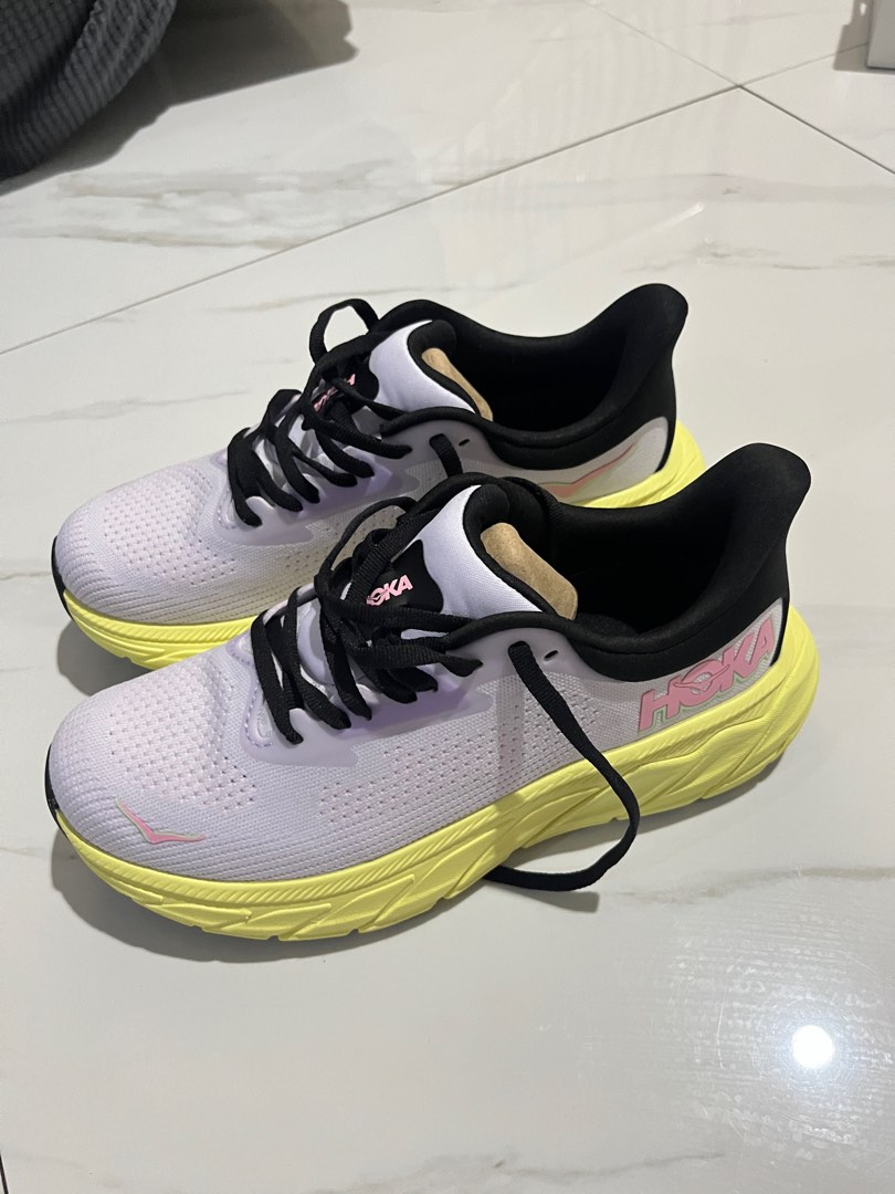 [Negotiable] Hoka Arahi 7 Women's Running Shoes - Starlight Glow / Yuzu ...