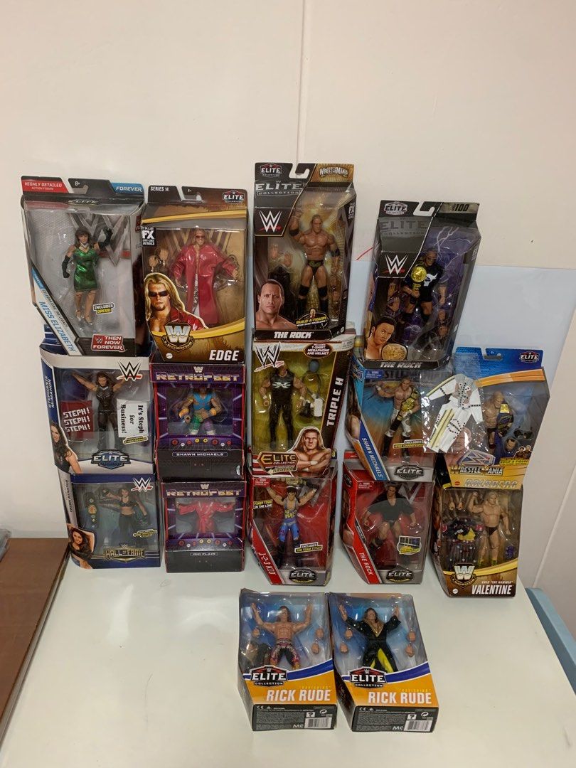[OFFER SALE CLEARANCE!!] - WWE Mattel Elite Ravishing Rick Rude Shawn ...