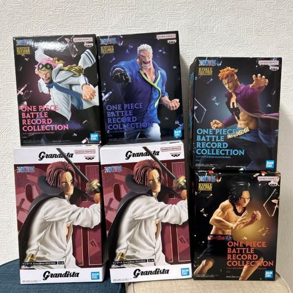 One Piece Figure Grandista Shanks Battle Record Collection Garp Kobi ...