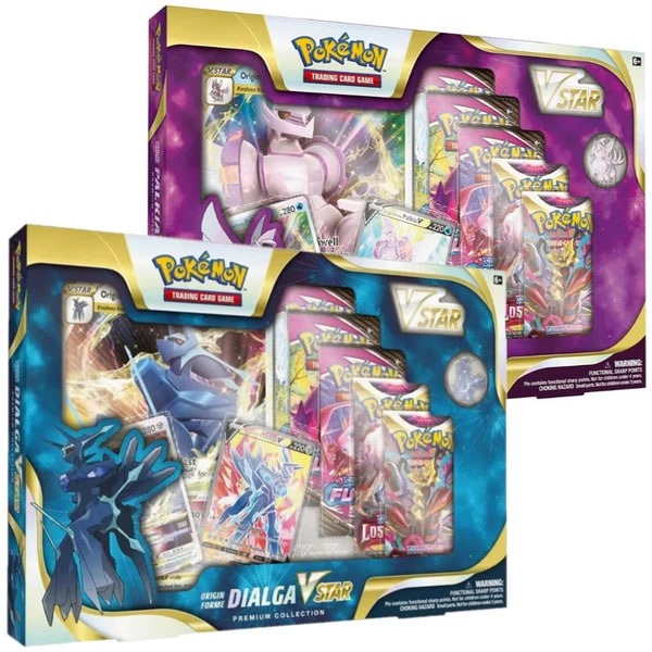 Origin Forme Dialga and Palkia VSTAR Premium Collection Set, Hobbies ...
