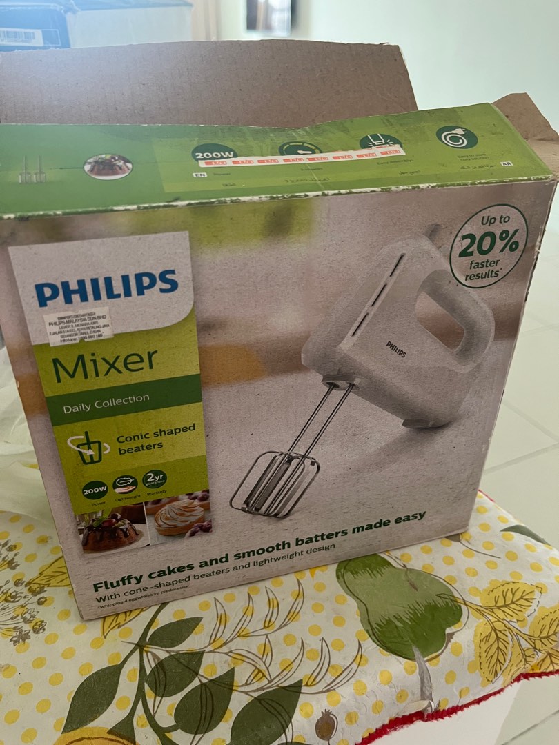 Philips handheld electric mixer, TV & Home Appliances, Kitchen ...