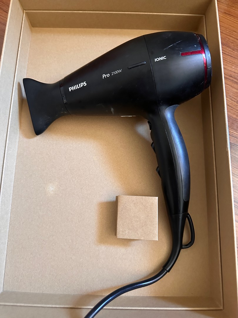 Philips Pro 2100W Ionic Hair Dryer, Beauty & Personal Care, Hair Products on Carousell
