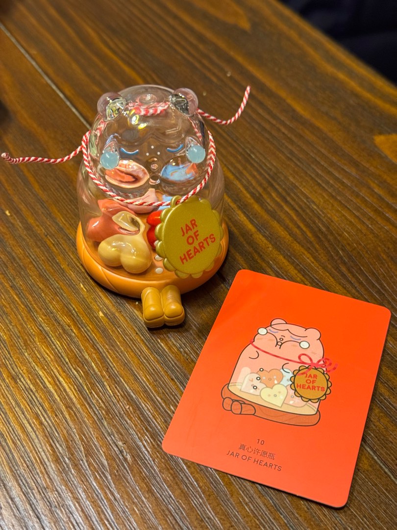 popmart crybaby crying for love jar of hearts, Hobbies & Toys ...