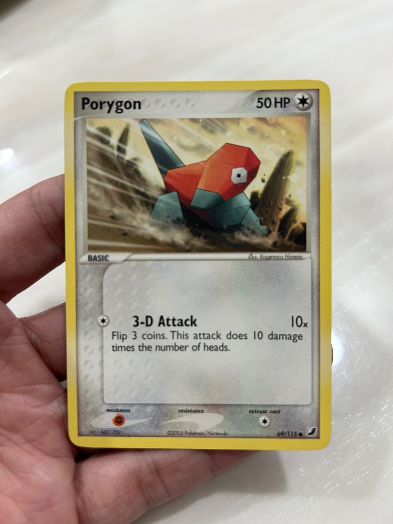 Porygon - 69/115 - Common Ex Unseen Forces, Hobbies & Toys ...