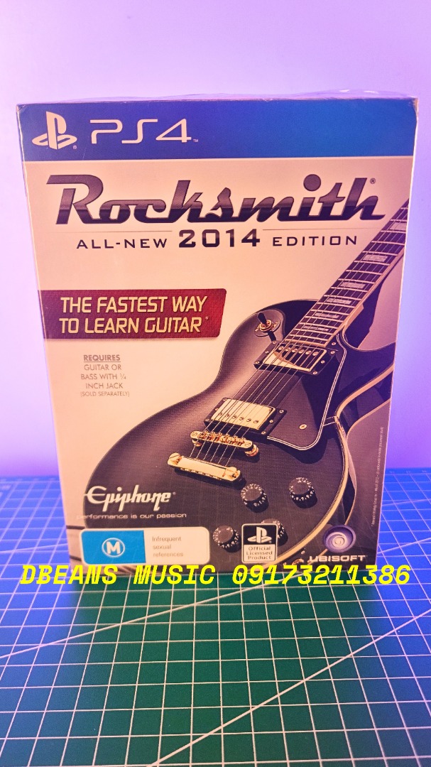 PS4 ROCKSMITH 2014 EDITION WITH REAL TONE CABLE R2 PLAYSTATION 4, Video ...