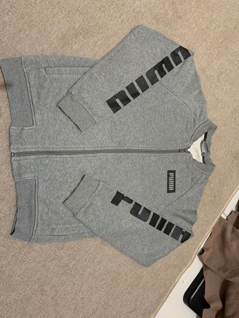 PUMA Original Jacket Zipper, Fesyen Pria, Pakaian , Baju Luaran di ...