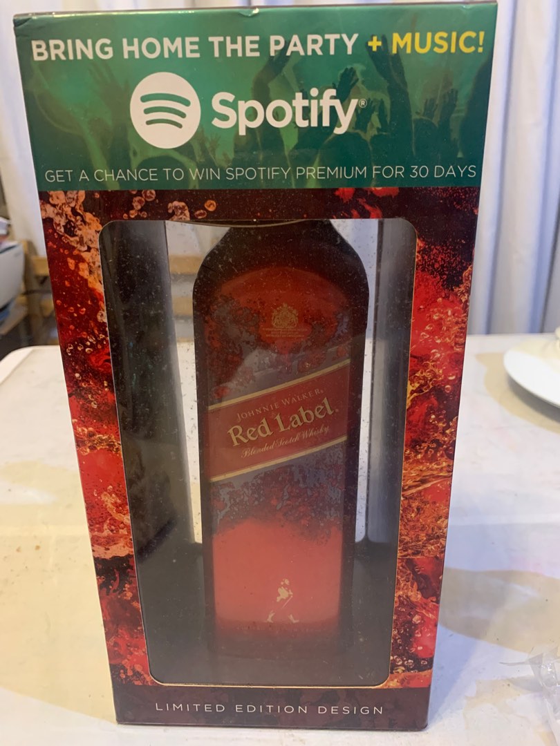 Red Label limited edition, Food & Drinks, Beverages on Carousell