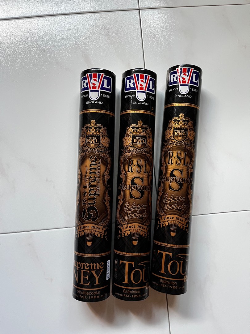 RSL Supreme Badminton Shuttlecocks, Sports Equipment, Sports & Games ...