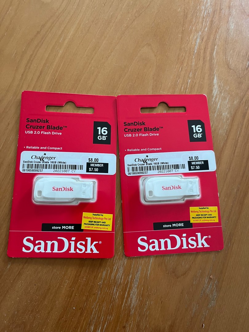 SanDisk Cruzer Blade 16GB USB 2.0 Flash Drive, Computers & Tech, Parts ...