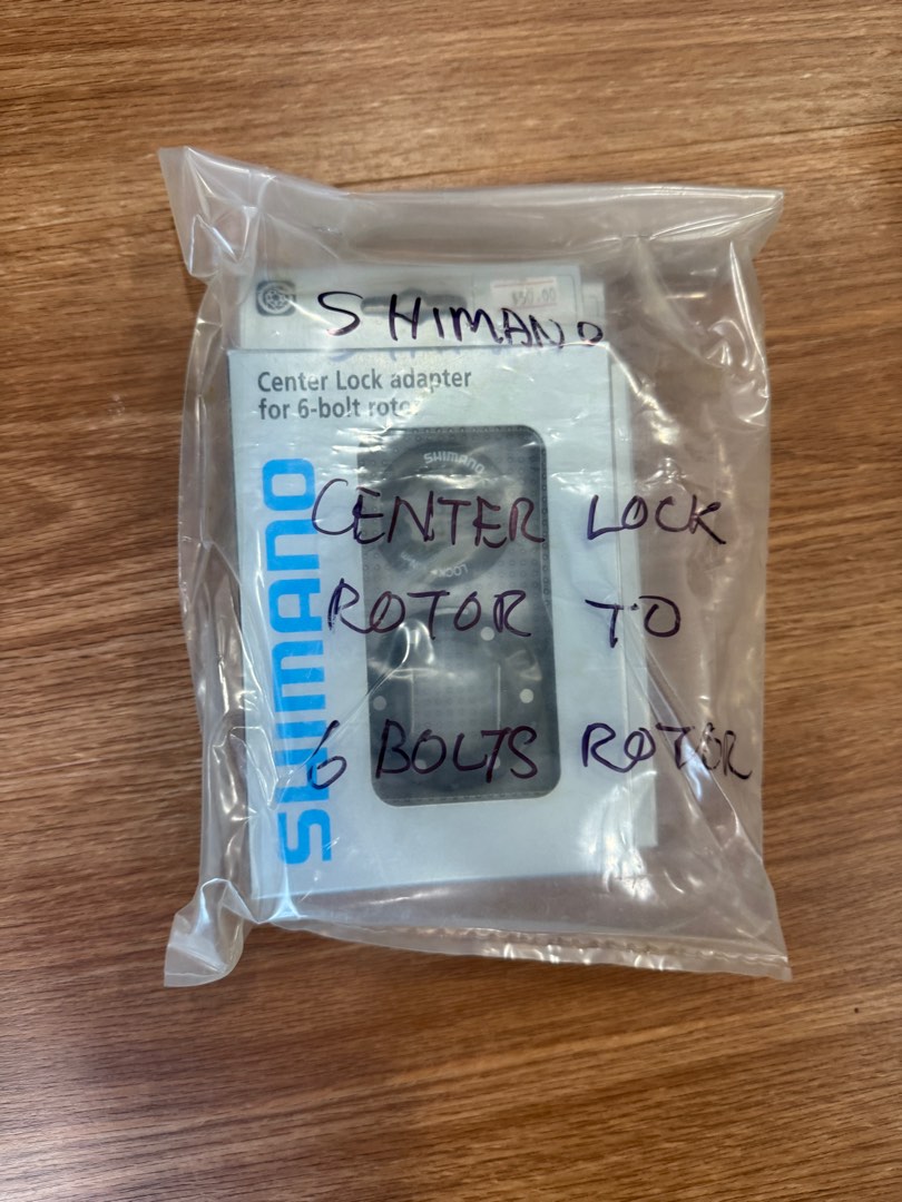 Shimano Center lock Adapter for 6 Bolt Rotor, Sports Equipment ...