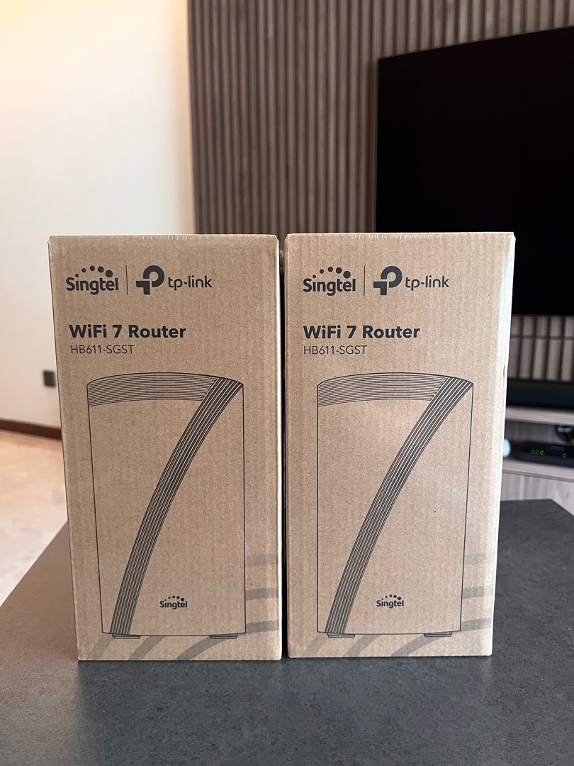 Singtel TP-Link WiFi 7 Router HB611-SGST, Computers & Tech, Parts ...