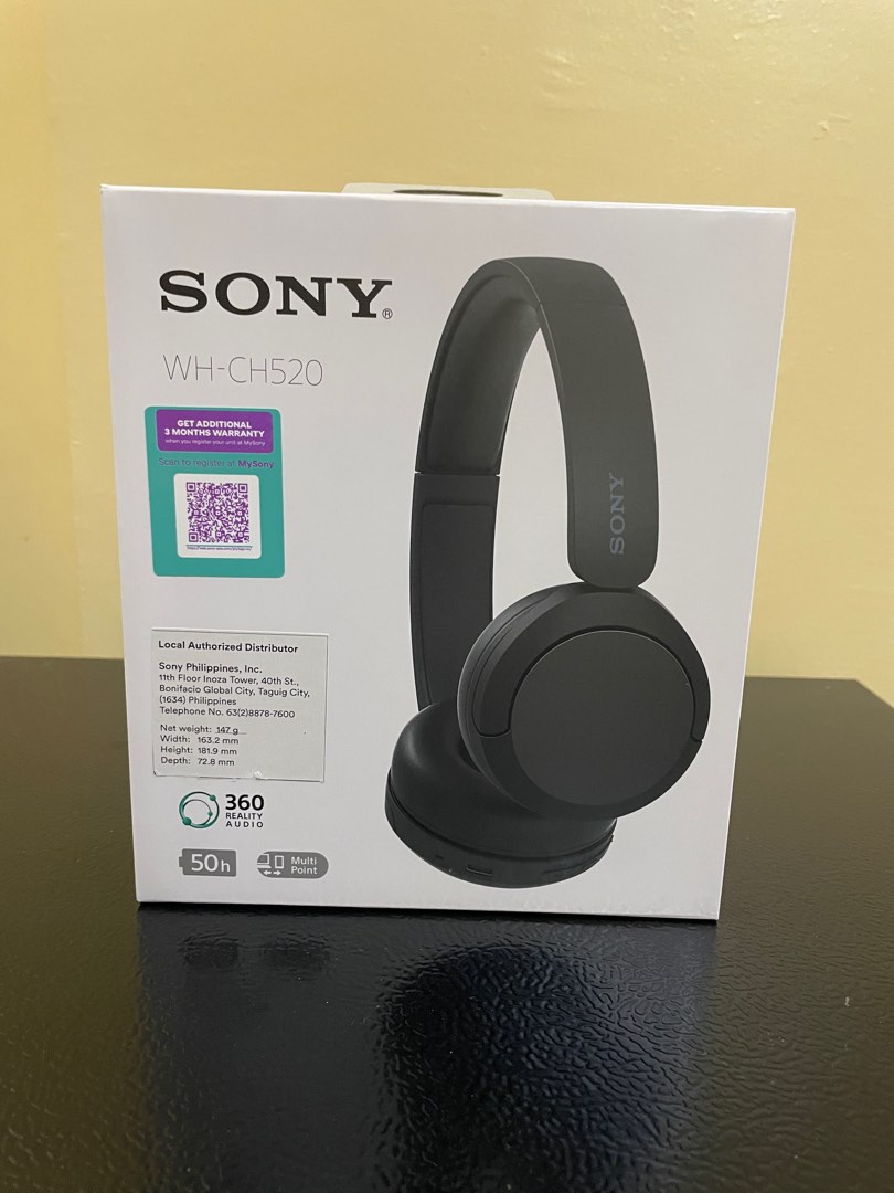 Sony Headphones WH-CH20 Sealed, Audio, Headphones & Headsets on Carousell