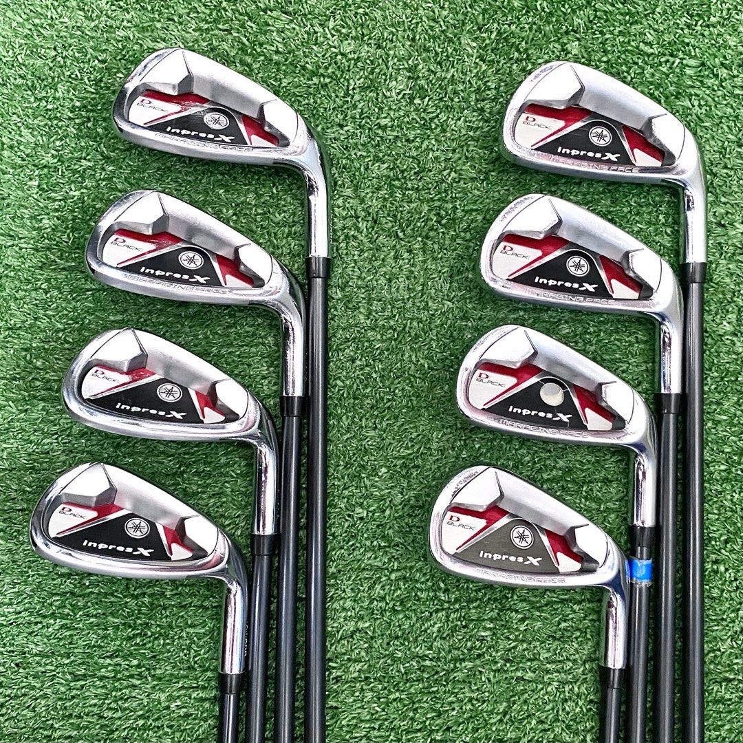 Stick Golf Iron Set Yamaha inpresX DBlack 2010, Olah Raga, Perlengkapan ...