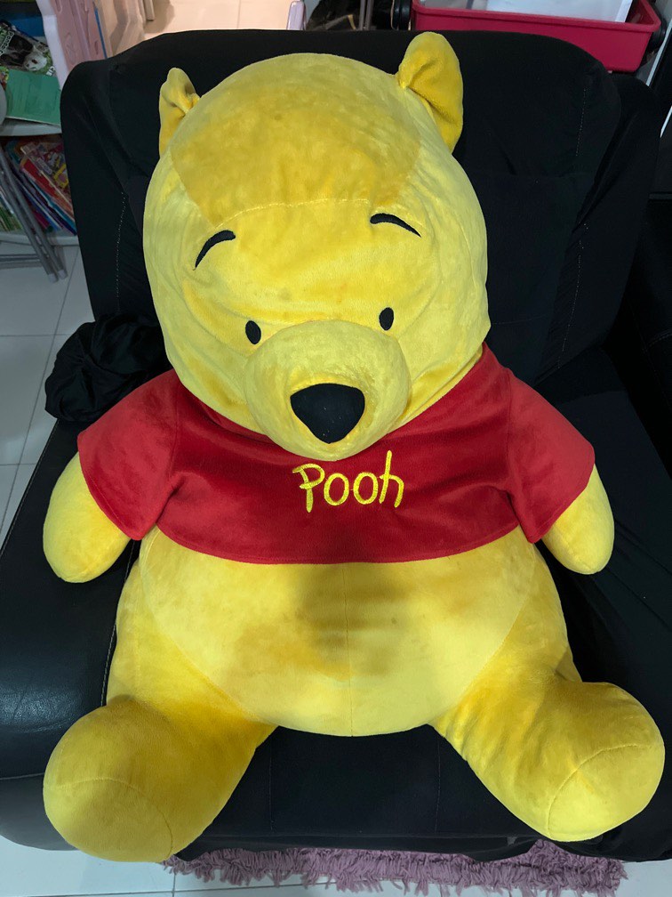Tall 70cm Huge Winnie Th e Pooh Plushies, Hobbies & Toys, Toys & Games ...