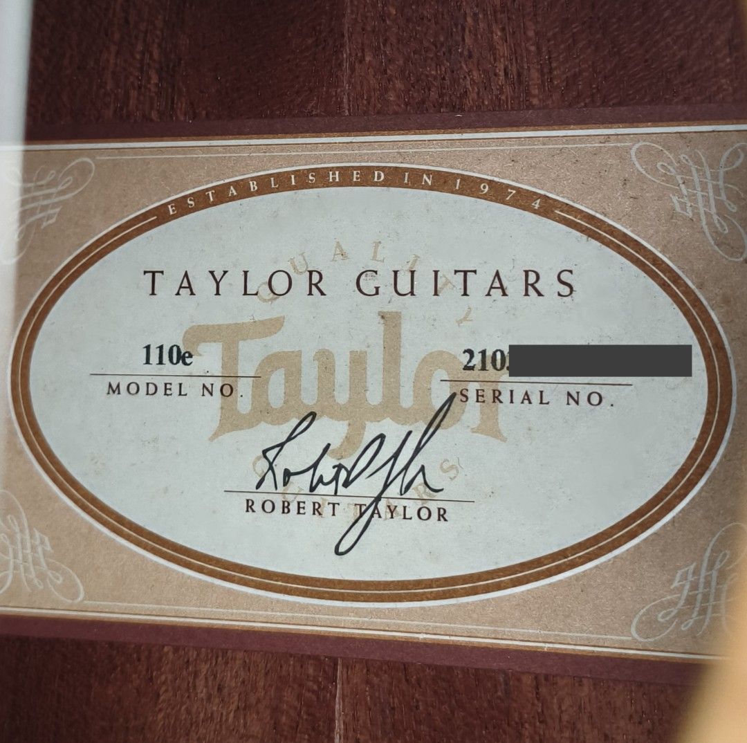 45% Off Taylor 110e Solid Spruce Top Electric-Acoustic Dreadnought ...