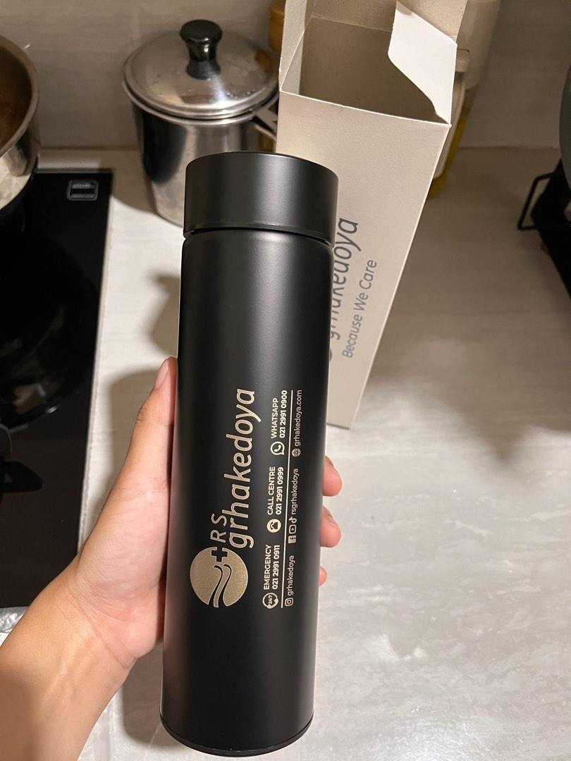 Termos vacuum mug bottle stainless steel, Kitchen & Appliances di Carousell