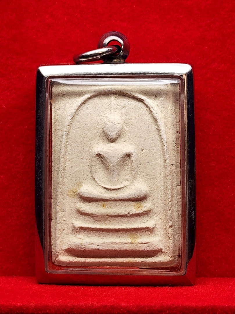 Thai Buddhist Amulet_Phra Somdej_Luang Pu Tim, Print on Back with Five ...