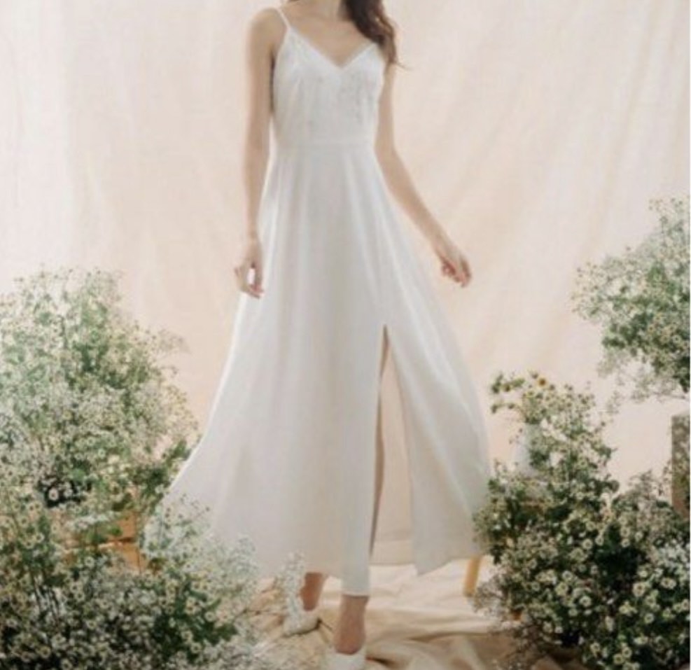 Threadtheory PWS Dress Promise Me Stardust Beaded Maxi Dress Xs, Women ...