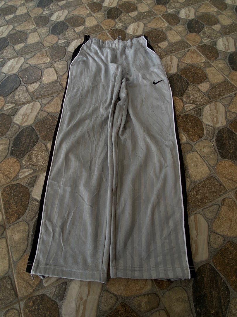 Vintage Nike baggy kelabu wide leg Track pant seluar sukan Trackpant ...