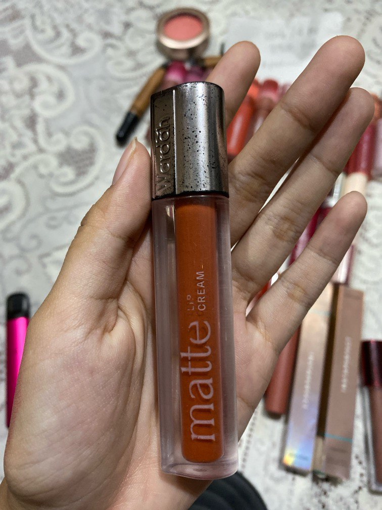wardag lip matte shade 12, Kesehatan & Kecantikan, Rias Wajah di Carousell