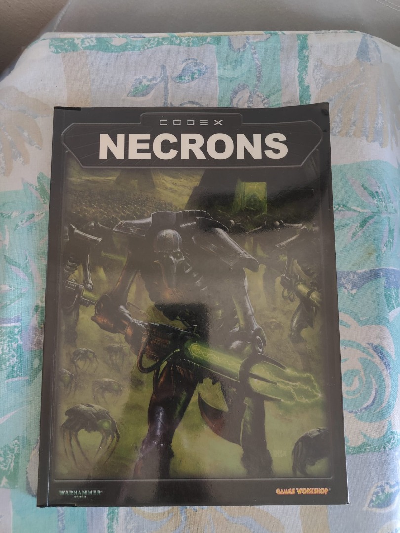 Warhammer 40,000 Necrons Codex, 3rd Edition, 2002, Hobbies & Toys, Books & Magazines, Fiction ...