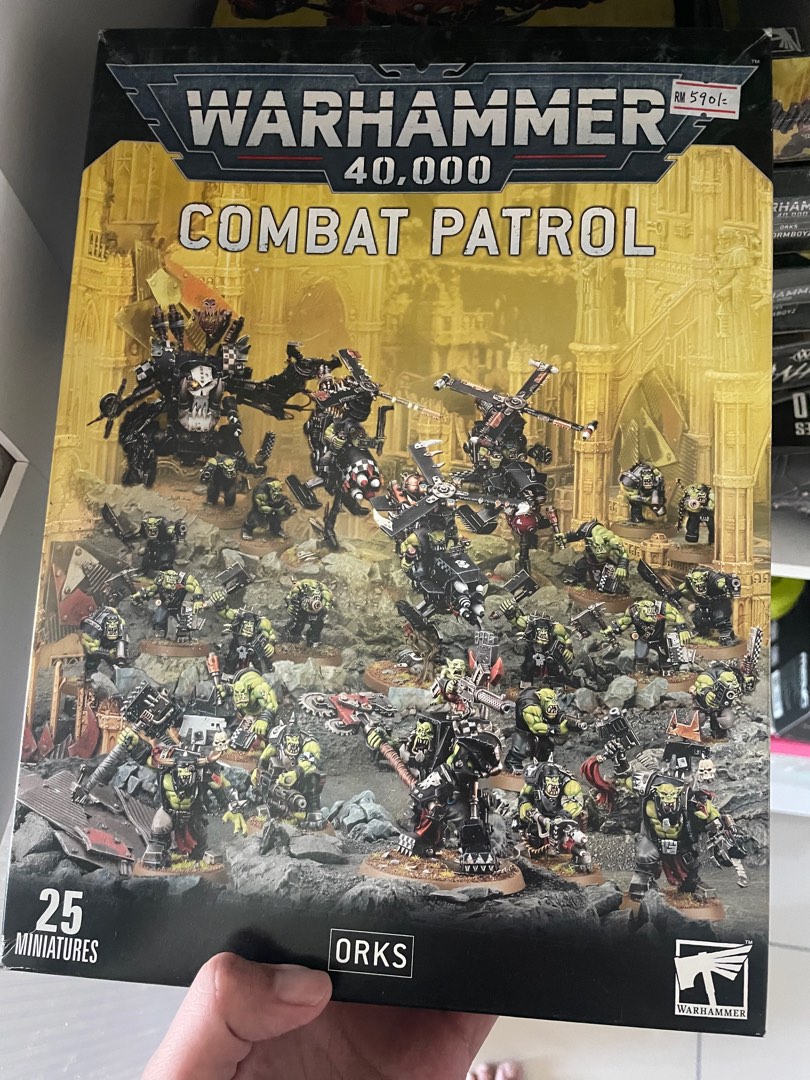 Warhammer 40k orks combat patrol, Hobbies & Toys, Toys & Games on Carousell