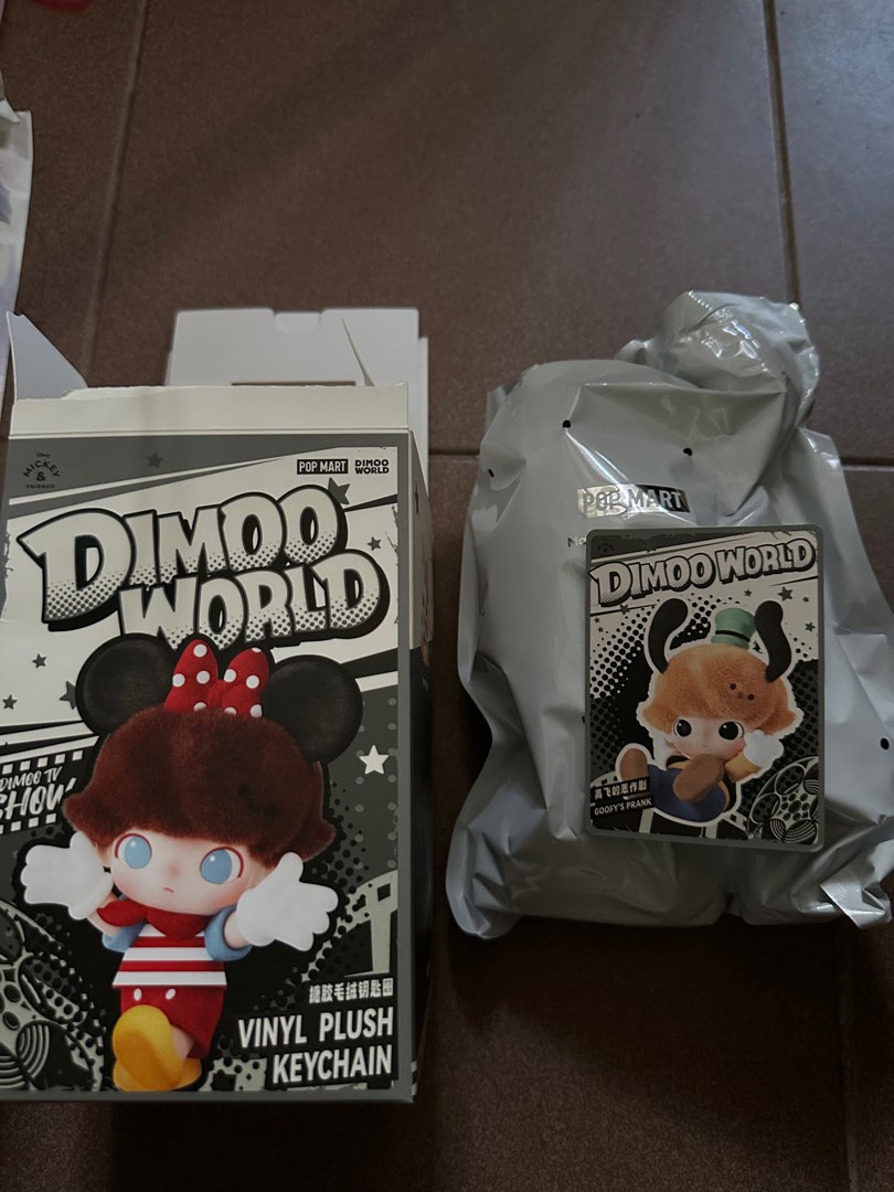 WTS DIMOO WORLD VINYL PLUSH KEYCHAIN - GOOFY'S PRANK, Hobbies & Toys ...