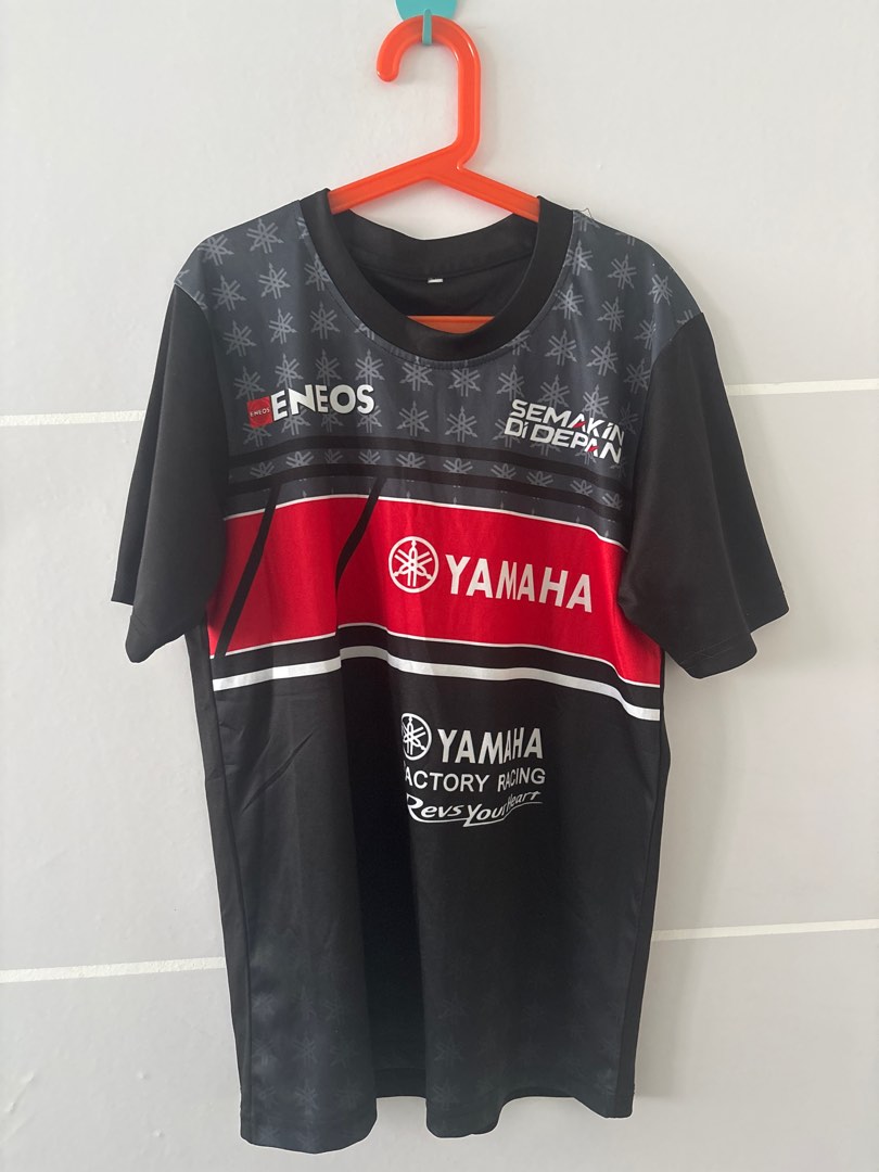 Yamaha Factory Racing Eneos T-Shirt, Men's Fashion, Tops & Sets, Tshirts & Polo Shirts on Carousell