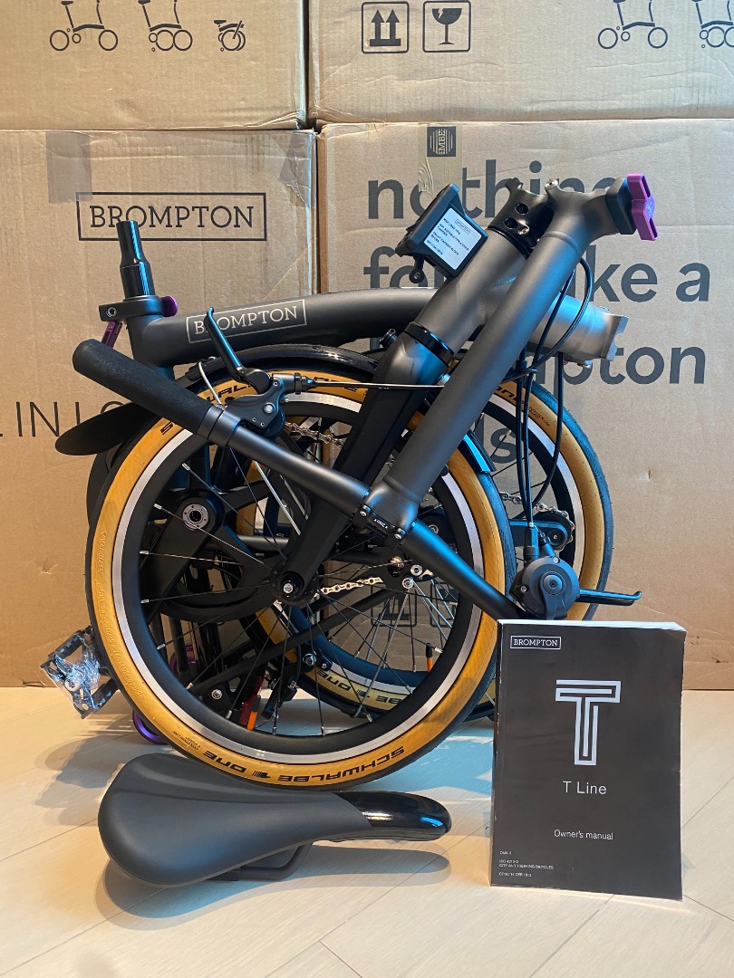 [[限量]] Brompton T Line Ceratech Limited Edition (S12L), 運動產品, 單車及配件, 單車 ...