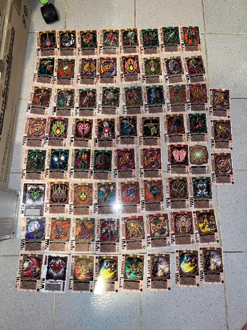 中古二手第三方制 CSM 幪面超人劍PVC 覺醒卡 (全部花都有，除咗帝王煙屎) Kamen Rider Blade Rouze Card ...