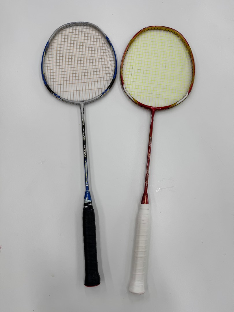 李寧 li ning woods n90 ii / flame n50 ii 羽毛球拍 林丹專用拍, 運動產品, 運動與體育, 運動與體育 ...