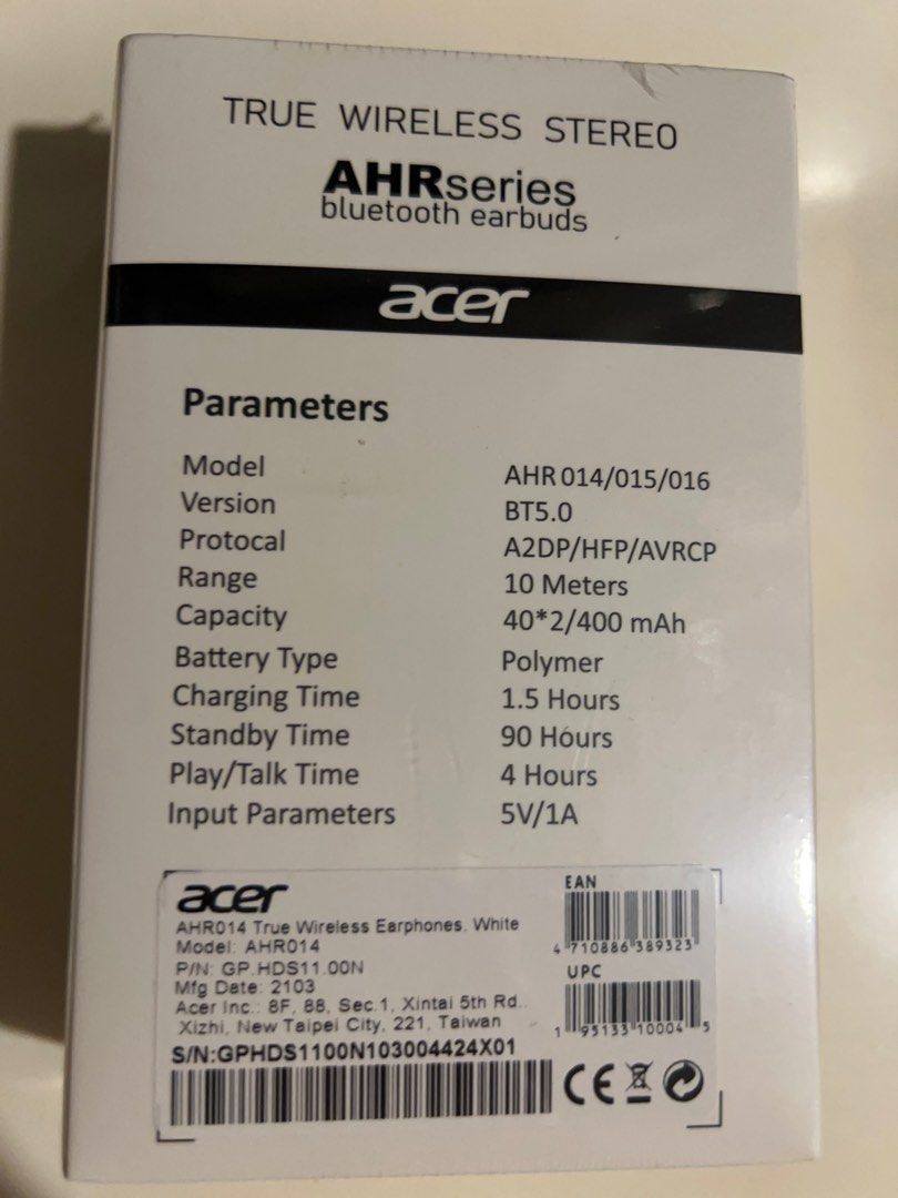 Acer Bluetooth Earbuds, Audio, Earphones on Carousell