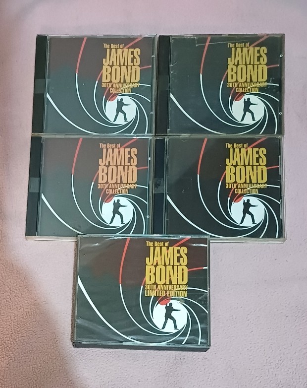all no ifpi Limited Edition James Bond 007 (1992 EMI Press) 30th Anniversary Soundtrack CD ...
