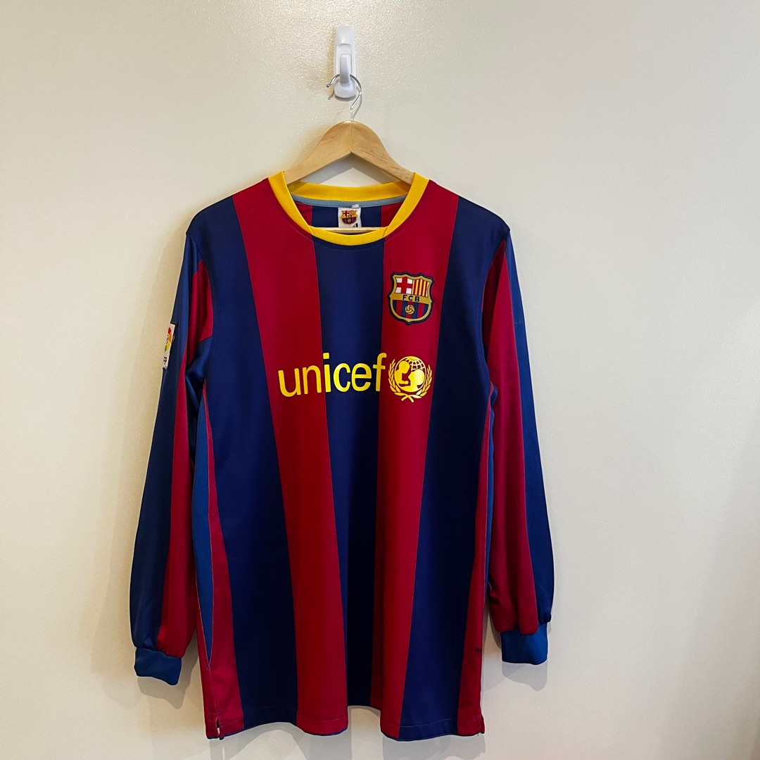 Barcelona | Vintage Unicef Longsleeves Football Soccer Jersey, Men's ...