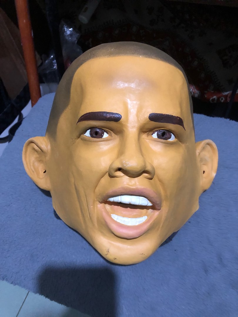 Barrack Obama rubber mask by Ogawa studios 2008, Hobbies & Toys, Toys ...